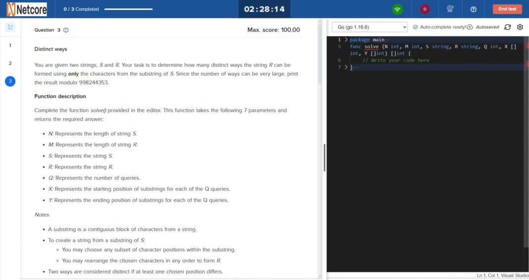 Netcore Backend Developer Hiring Challenge Exam Questions ...